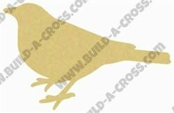 Robin Bird Unfinished Cutout, Wooden Shape, Paintable Wooden MDF DIY ...