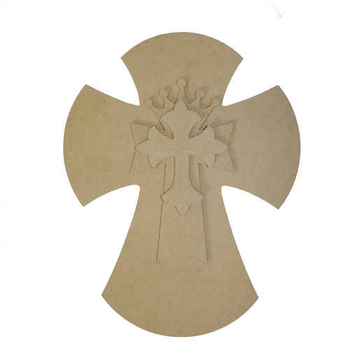 Shop Online Unfinished Wooden Stacked Kit 12 Layered Crosses