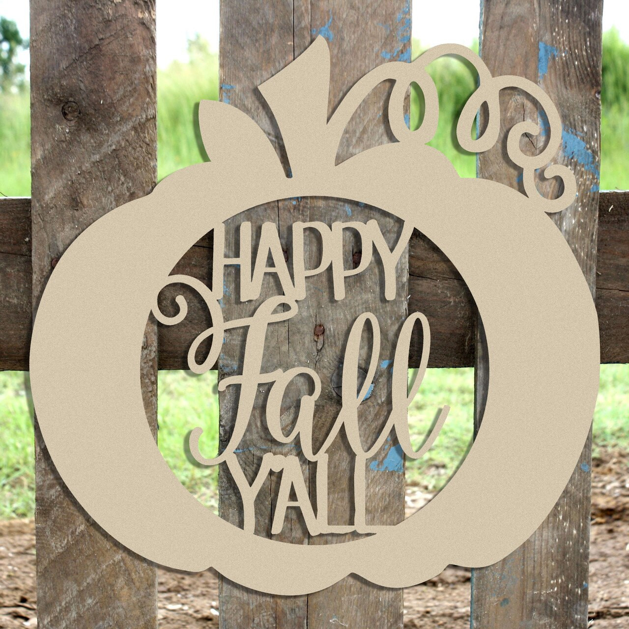 Unfinished Wooden Pumpkin Thanksgiving Shape, Fall DIY Craft