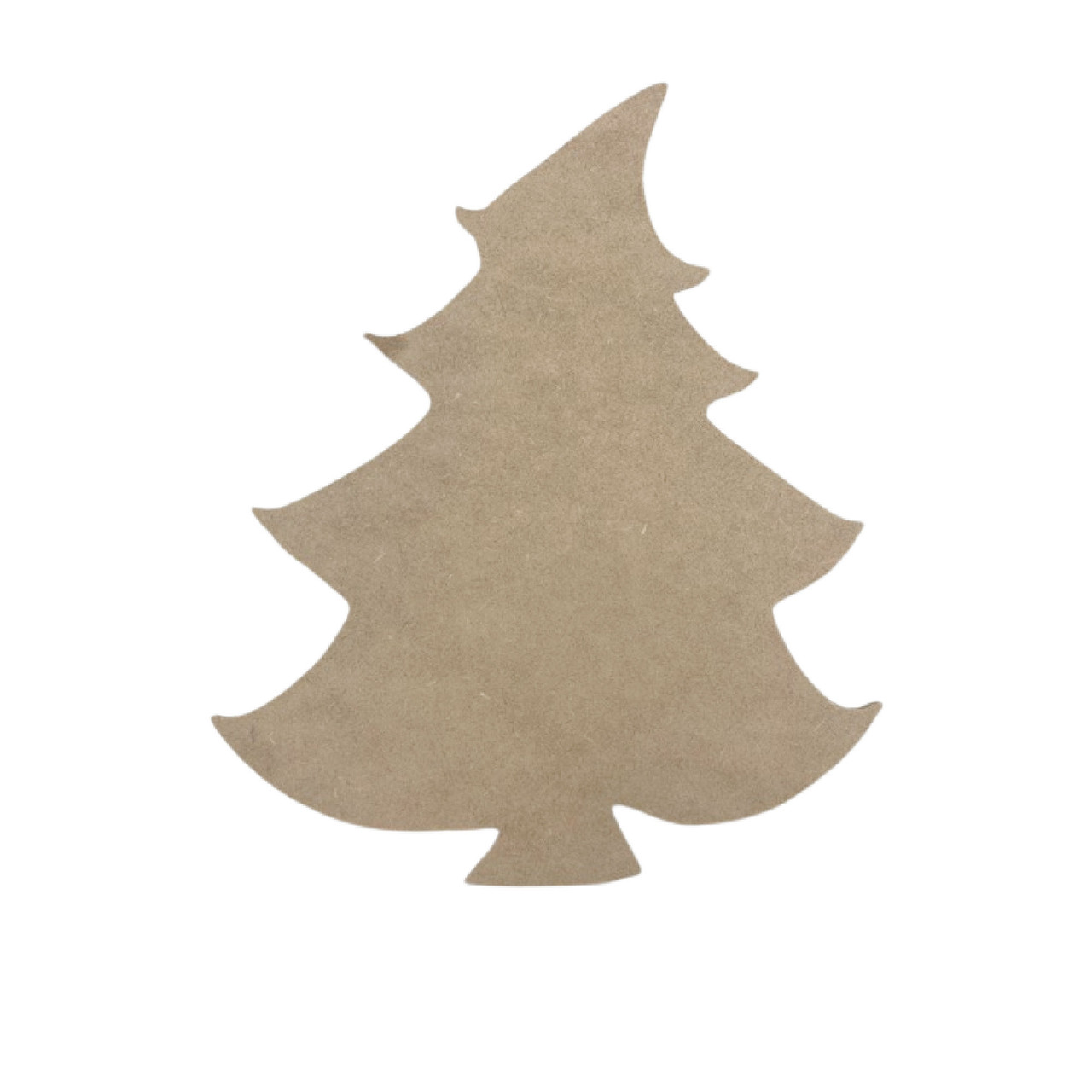 Unfinished Wooden Christmas Tree, Wood Christmas Cutout, Craft