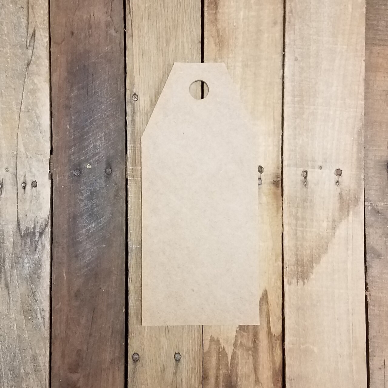 Buy Cattle Tag Cutout, Unfinished Wooden Shape, Paintable Craft