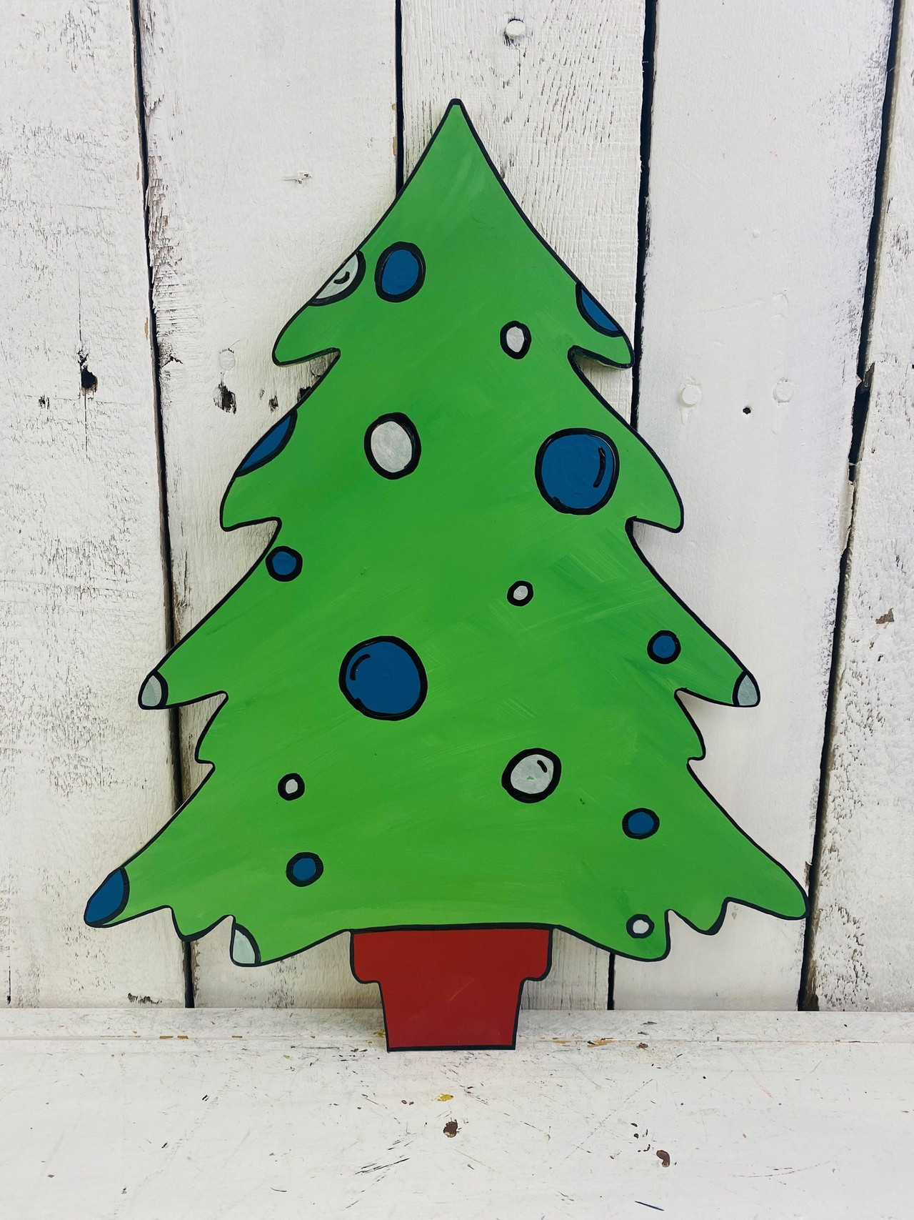 New Christmas Tree Shape | Unfinished Wood Cutout | Build-A-Cross