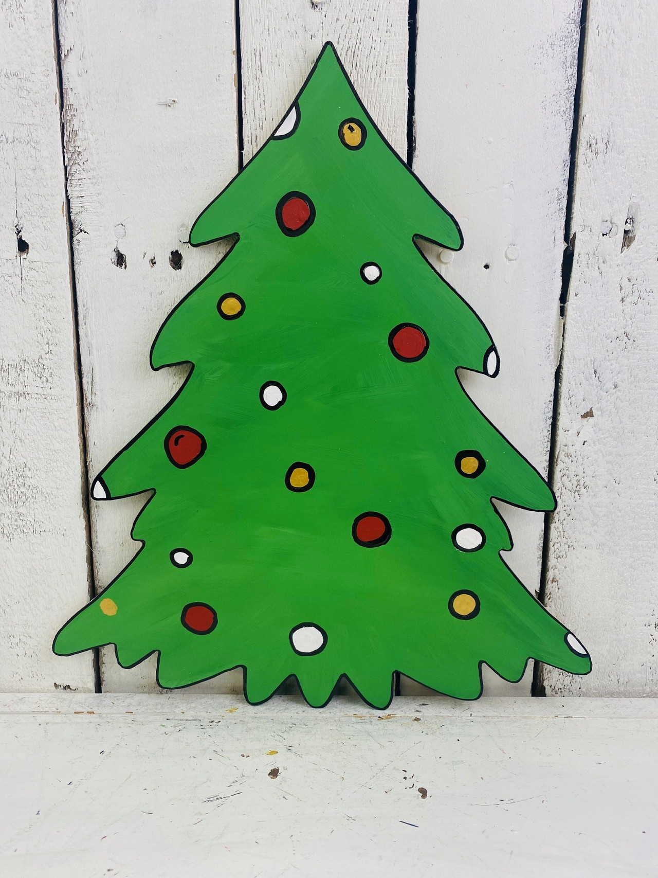 New Christmas Tree Shape | Unfinished Wood Cutout | Build-A-Cross