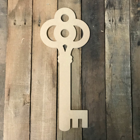Buy Wood Key Cutout, Wood Key Shape, Paintable Craft