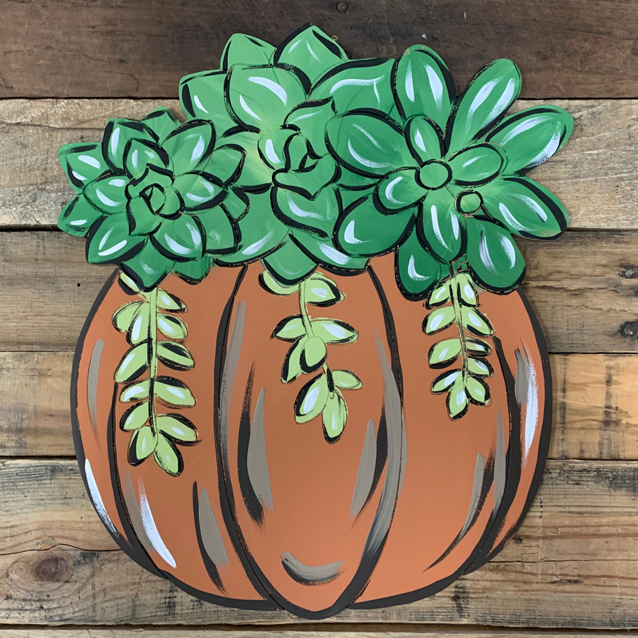 Buy Succulent Flower Wooden Cutout, Unfinished Shape, Paint by Line