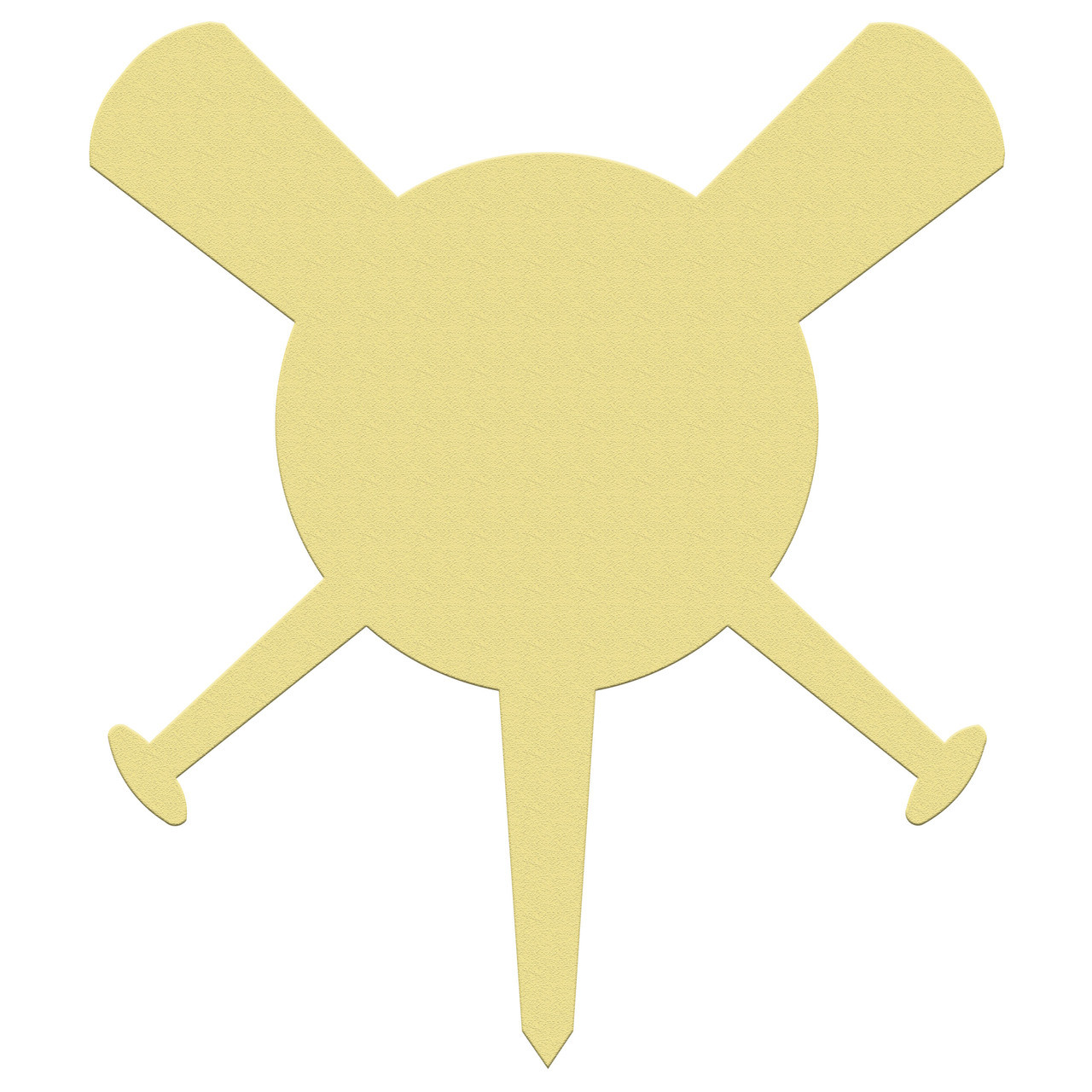 Buy Online Unfinished outdoor DIY Bats and Ball Sign Wooden Yard