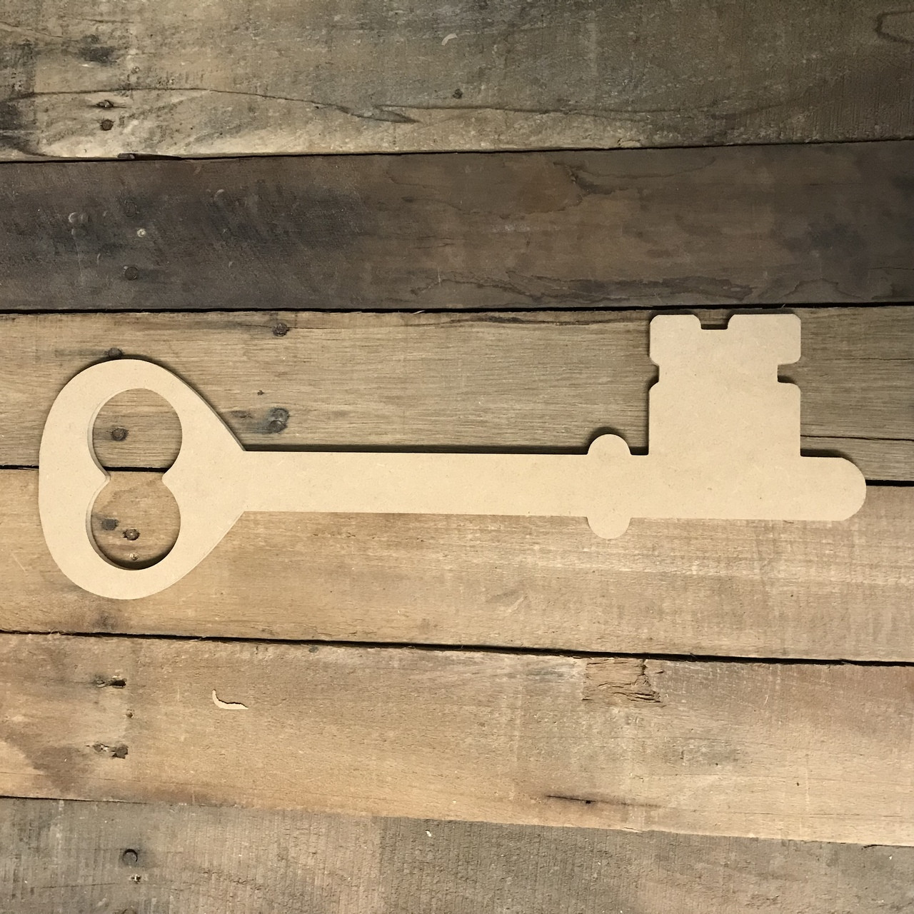 Buy Wood Key Cutout, Wood Key Shape, Paintable Craft