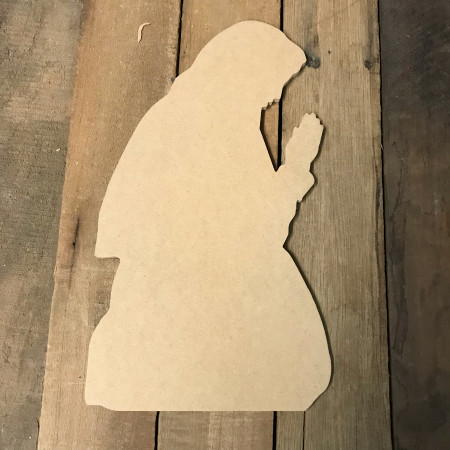 Buy Nativity Scene Mary Cutout, Wooden Paintable Shape