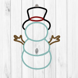 Buy Snowman with Arms Wooden Cutout, Christmas Wood Craft