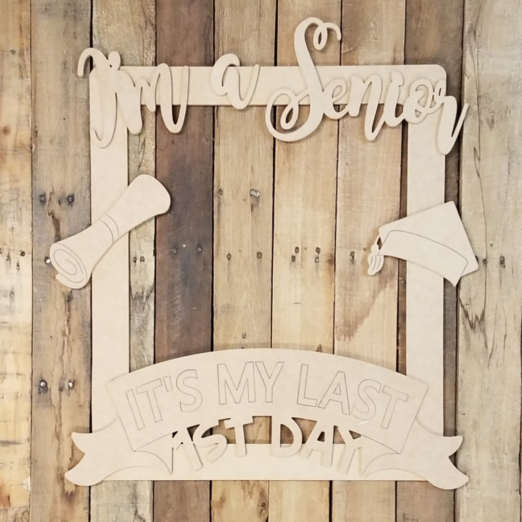 Buy Girl with Diploma Graduating Craft, Unfinished Wooden Cutout