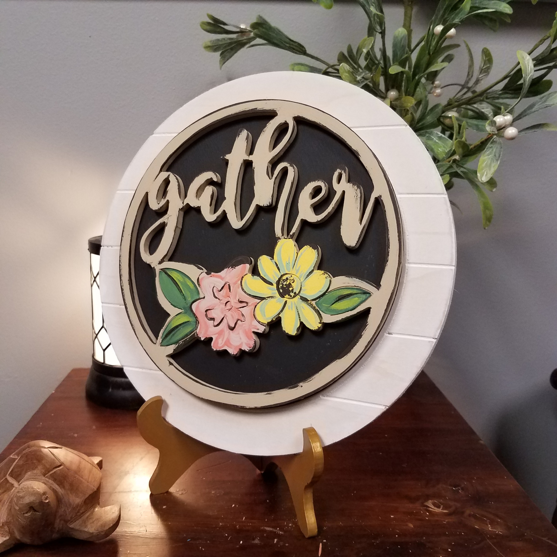 Summer Fun Watermelon Stackable Circle Easel Kit, Engraved DIY Craft ...