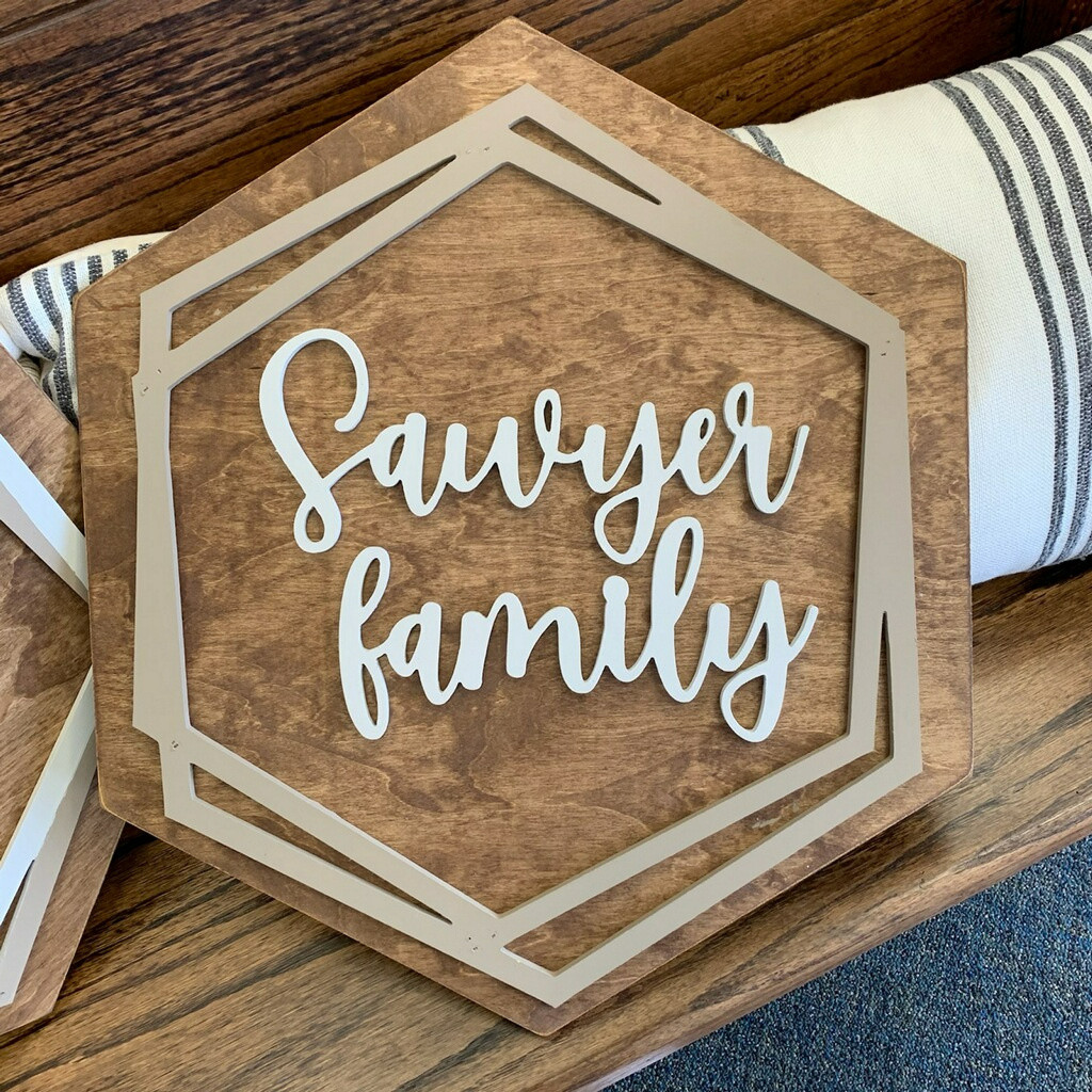 Shop Unfinished Succulent Boho Personalized Name Kit Cutout
