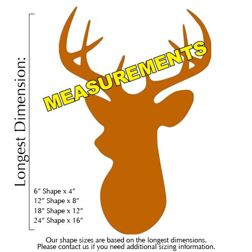 Buy 8 Point Buck Online, Unfinished Cutout, Wooden Shape, Paintable MDF