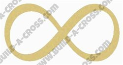 Buy Online Paintable Wooden MDF Infinity Unfinished Cutout