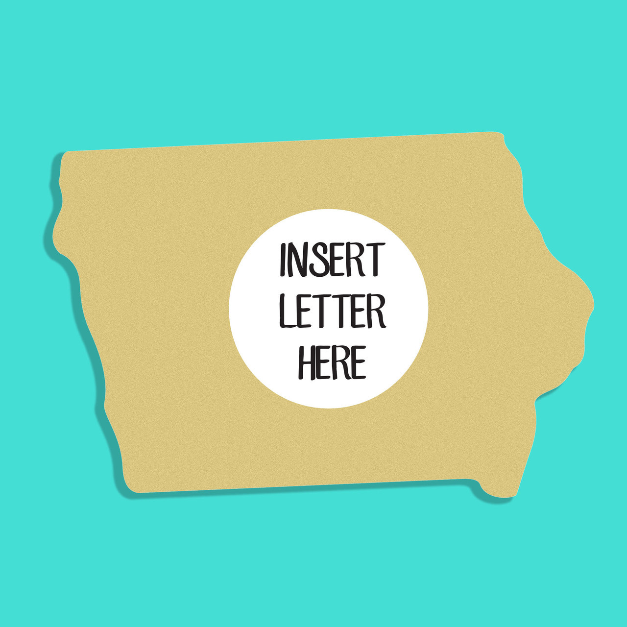 Buy Online Unfinished DIY Craft Cross Monogram Letter Cutout