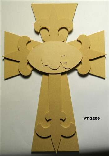 Unfinished Wooden Stacked Kit 9 Layered Crosses 9.5'' Sets Paintable ...
