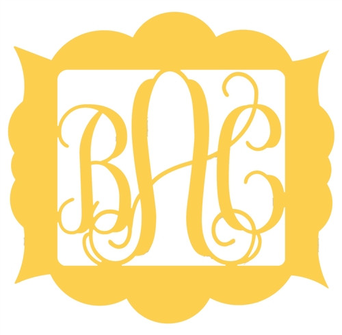 Shop Unfinished Wooden 3-Alphabet Letter Monogram Cutout