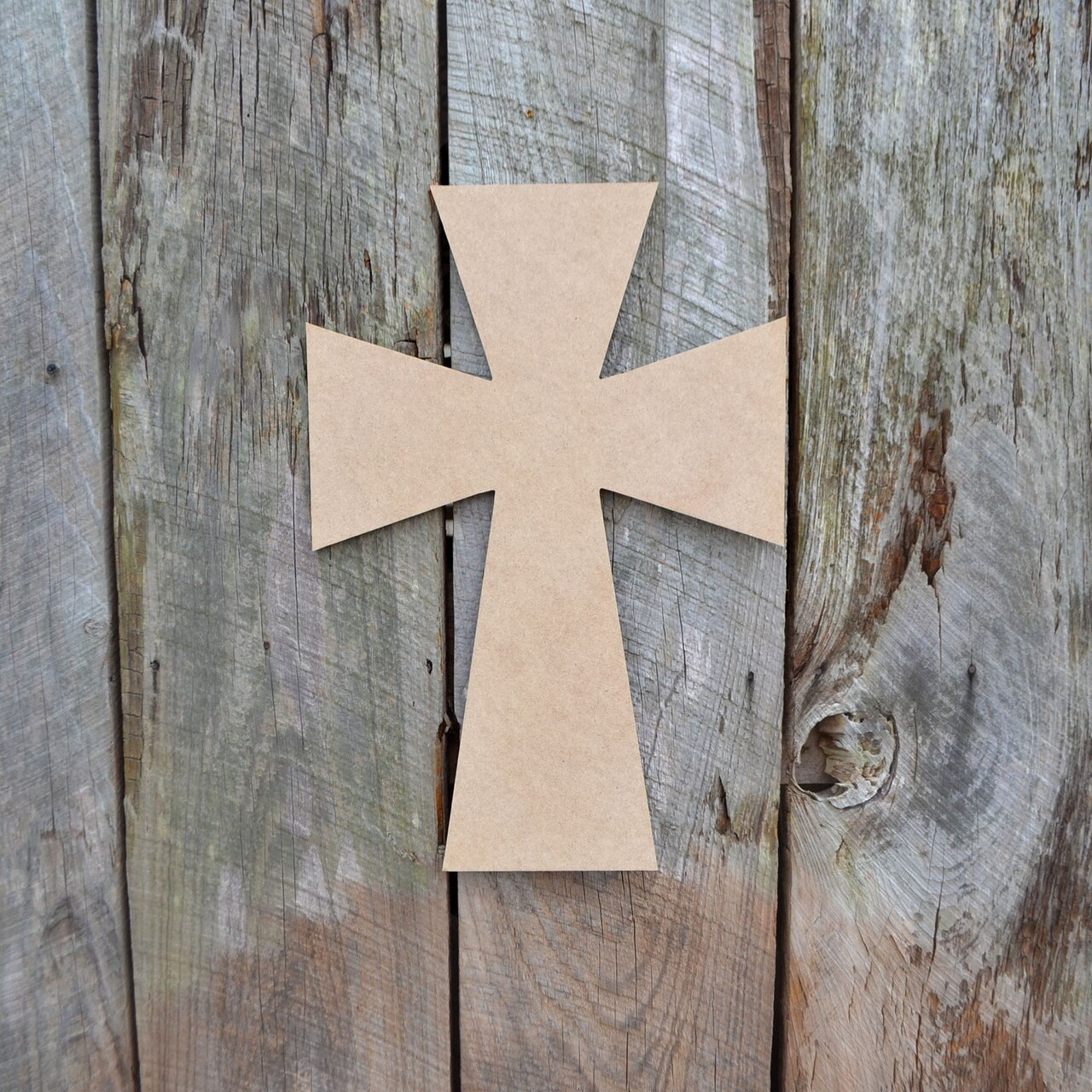 Wooden Cross, Unfinished Wood Crosses, Wall Hanging Craft, Paintable