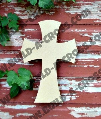 Wood Stackable Wall Cross, Unfinished Large Paint Crosses