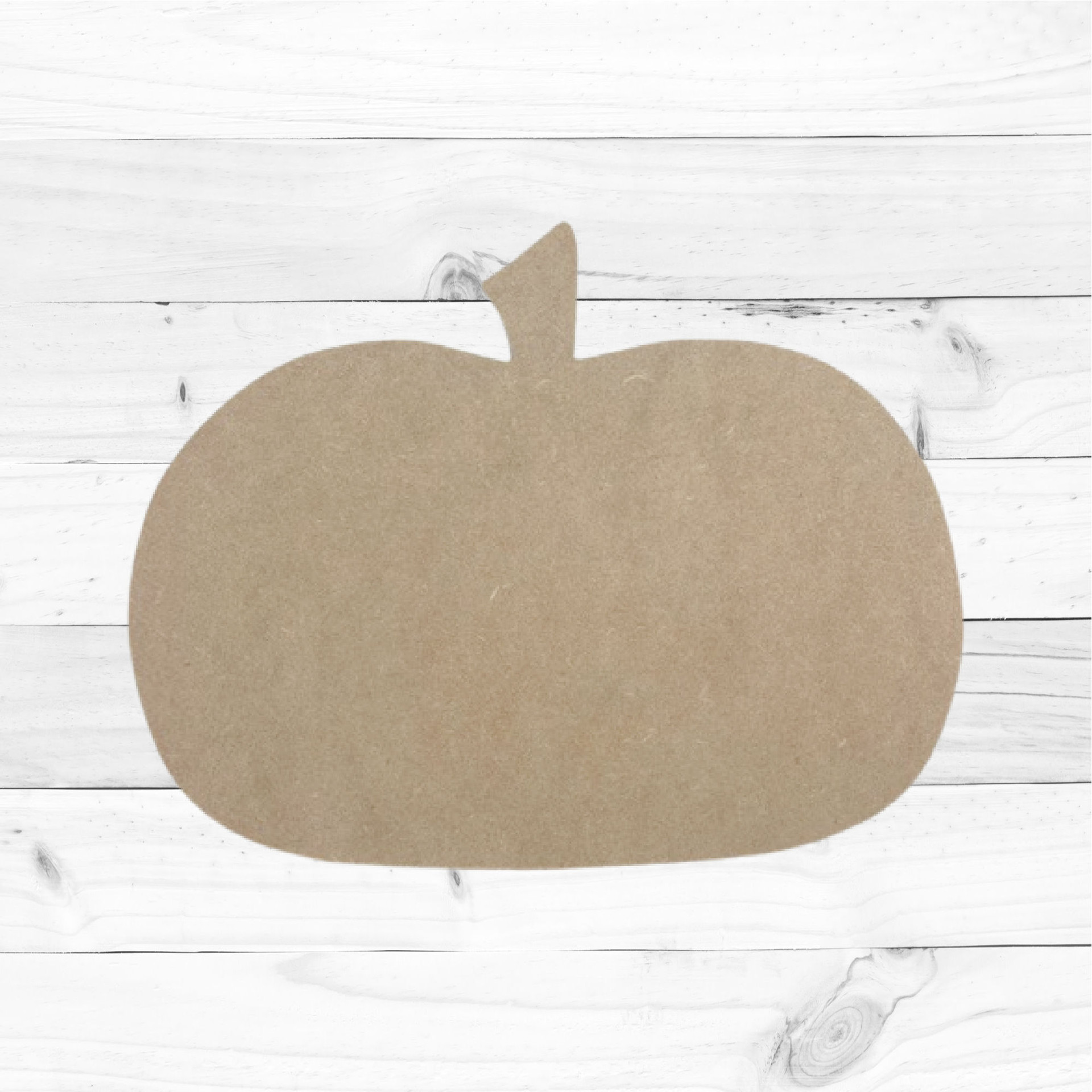 Wide Pumpkin, Wooden Unfinished Pumpkin Cutout, DIY Cutout