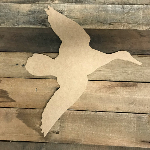 Buy Mallard Duck Wooden Cutout, Unfinished Shape, Paint by Line