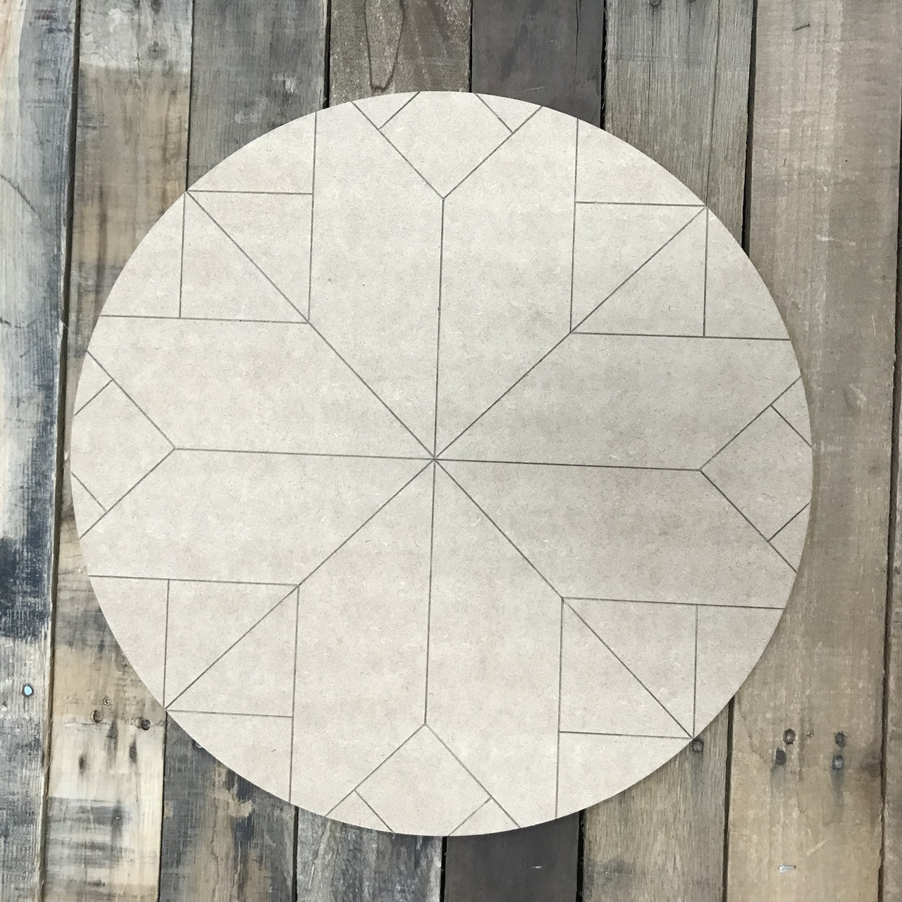 Buy Pattern 2 Circle Quilt, Wood Cutout, Unfinished DIY Craft