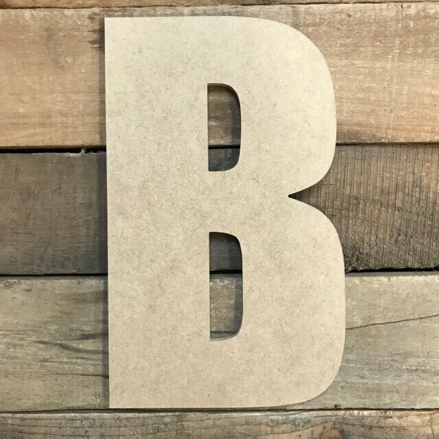 Buy Wooden Letters, Unfinished Wall Decor, Block Font