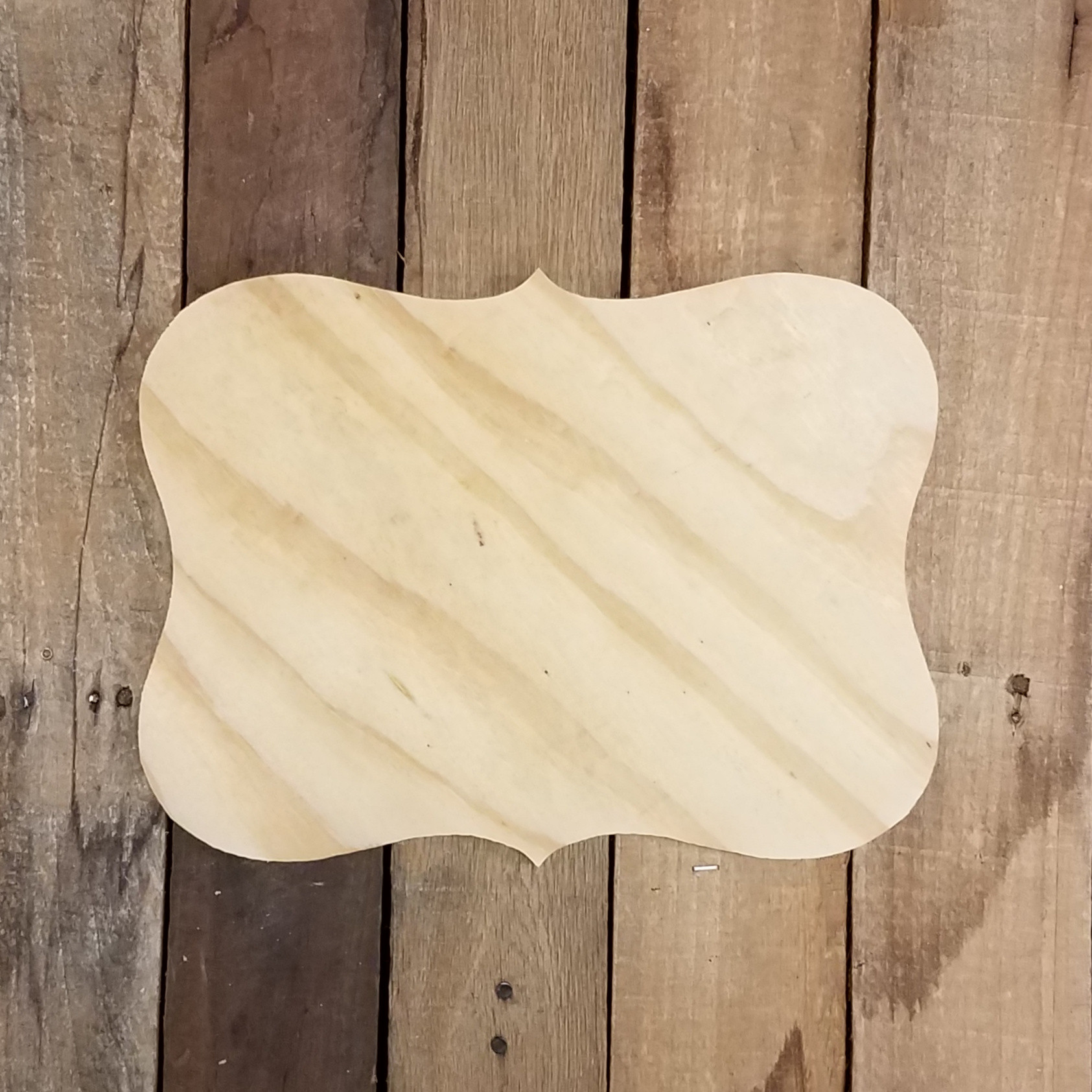 Buy Pine Addison Plaque, Unfinished Wooden Shape, Blank Wooden Plaques