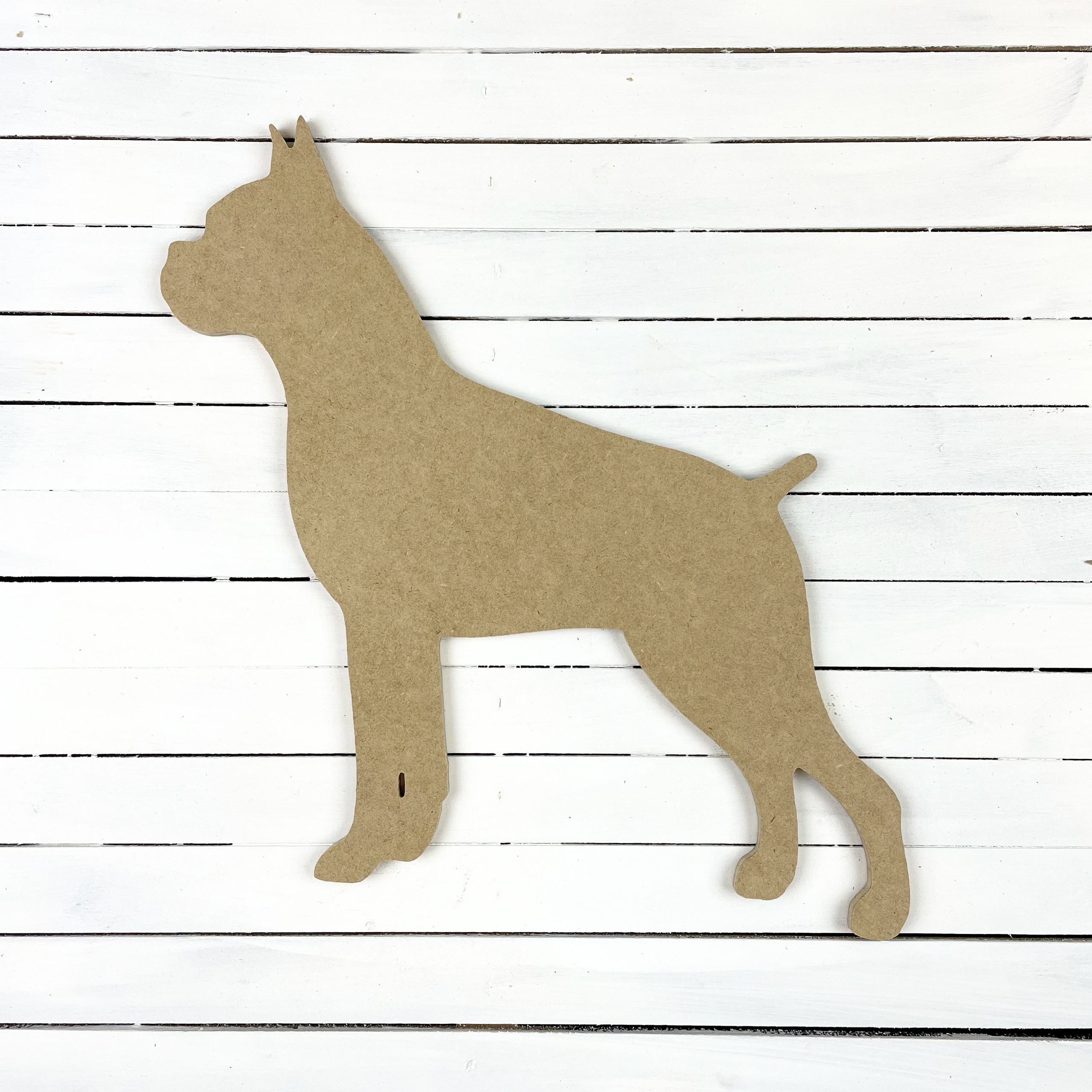 Buy Custom Dog Cutout, Unfinished Wood Craft, Paint by Line