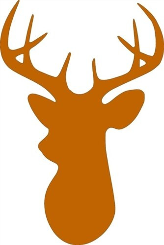 Buy 8 Point Buck Online, Unfinished Cutout, Wooden Shape, Paintable MDF