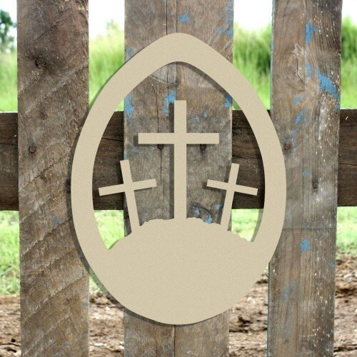 Easter Egg Crosses Unfinished Wooden MDF DIY Craft| Build-A-Cross