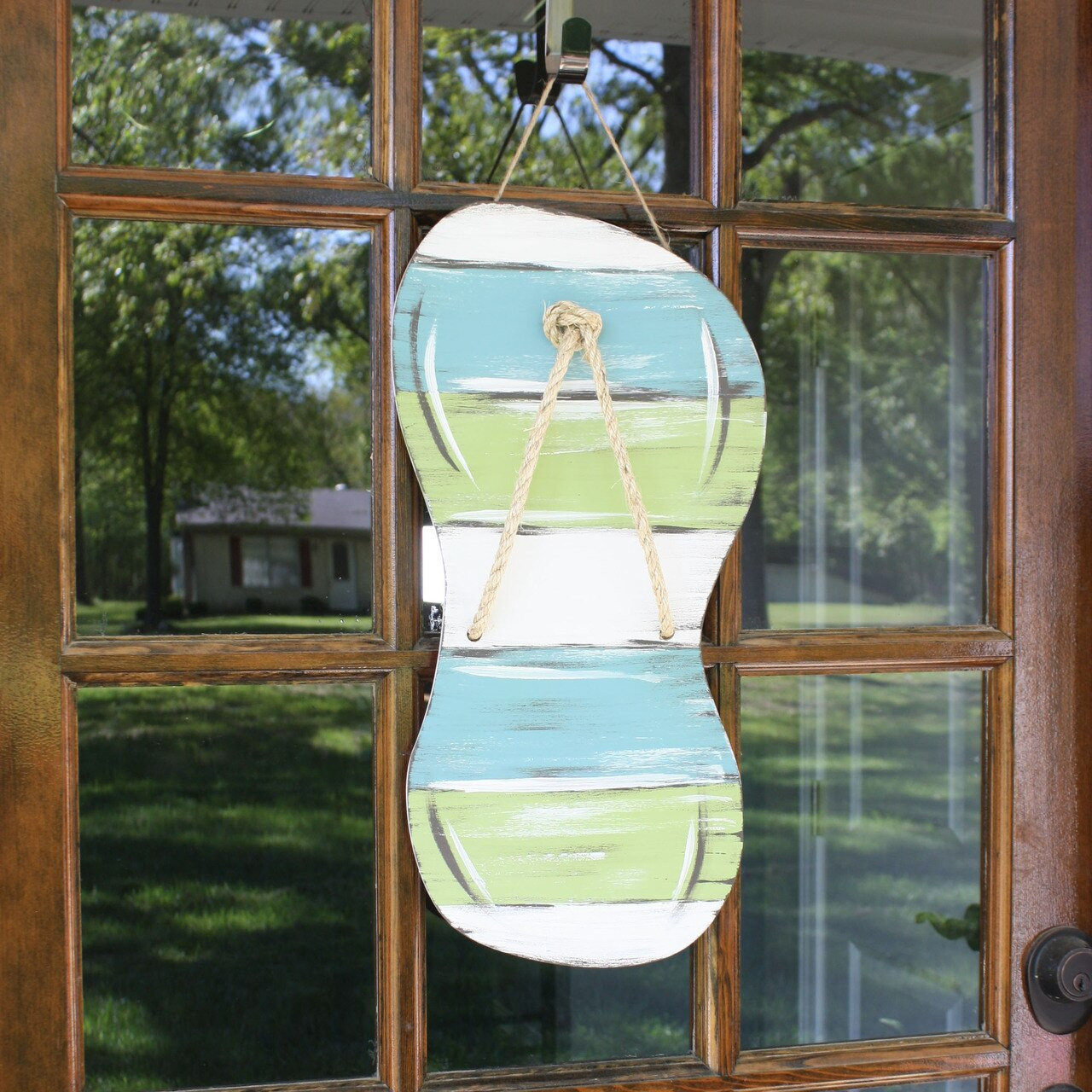 Flip-Flop Unfinished Cutout Paint-able Wooden MDF DIY Craft| Build-A-Cross