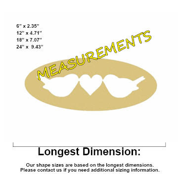 Shop LOVE Shape Unfinished Wooden Cutout Online | Build-a-Cross