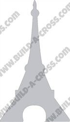 Eiffel Tower Unfinished Paintable Wooden Shape | Build-A-Cross