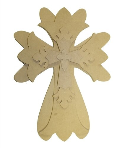 Shop Online Unfinished Wooden Stacked Kit 6 Layered Crosses
