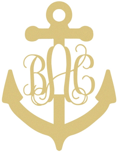 Wooden Monogram Letters, Three Letter Monograms, Custom Lettering