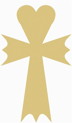 Wood Stackable Wall Cross, Unfinished Large Paint Crosses