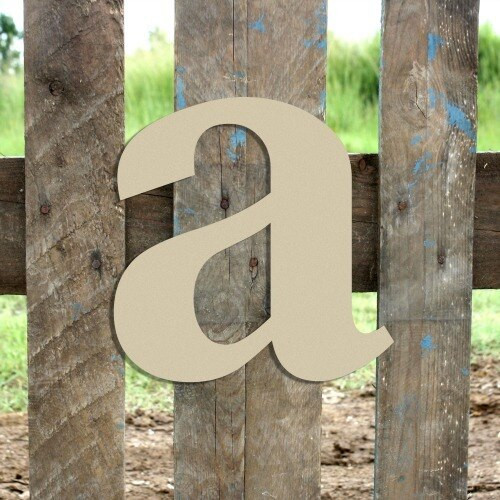 Lowercase Letters, Wooden Letters for Wall, Craft Letters, DIY Font