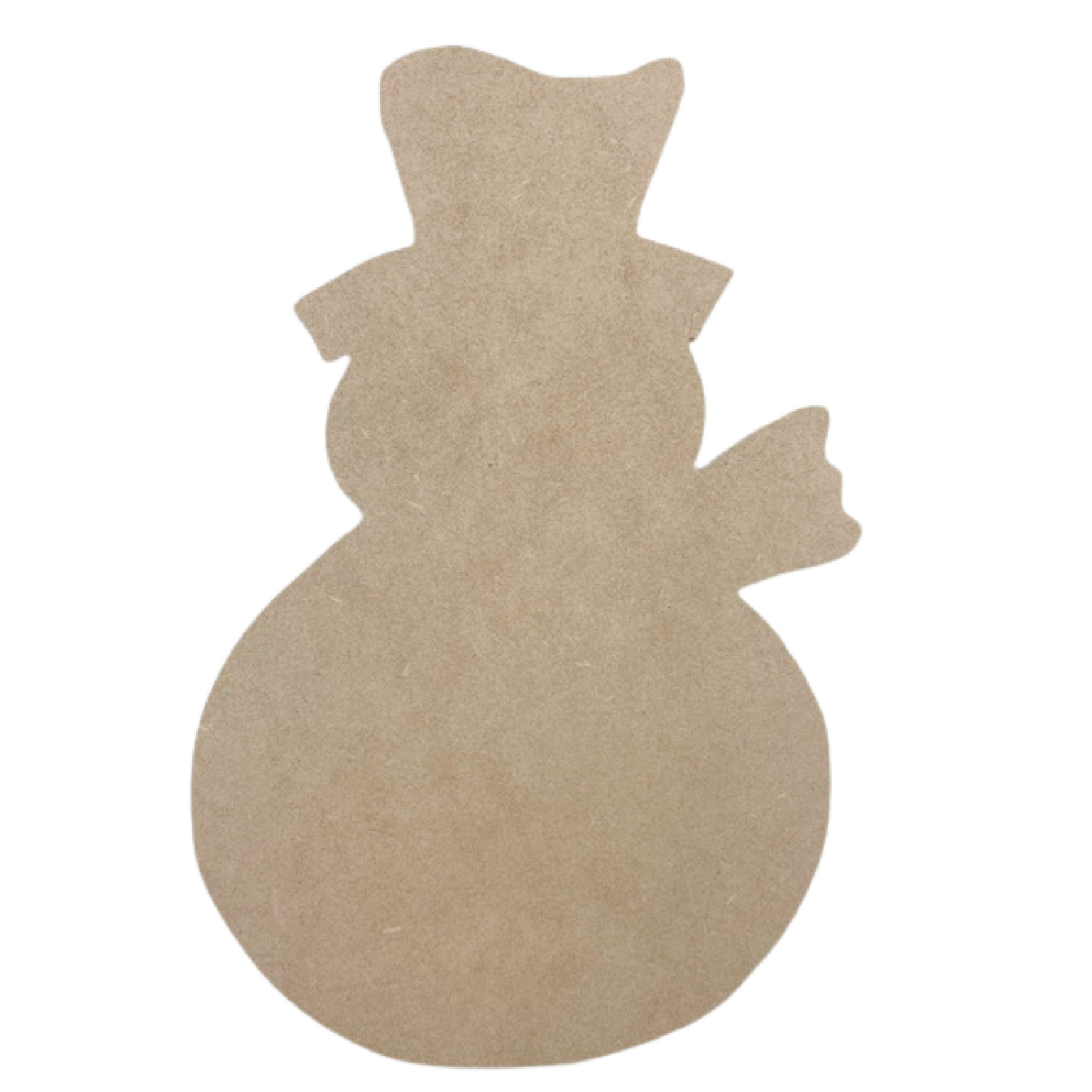 Shop Online Paintable Snowman with Scarf Unfinished Cutout