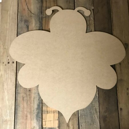 Bumble Bee Unfinished Cutout Wooden Shape | Build-A-Cross