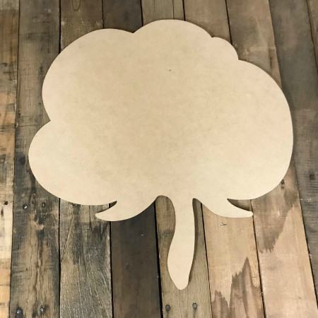 Buy Cotton Boll Wood Shape, Unfinished Craft