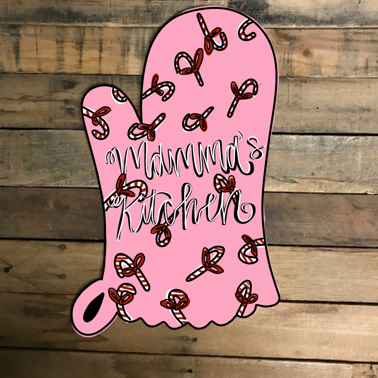 Buy Mitten Cutout, Unfinished Shape, Wood Craft