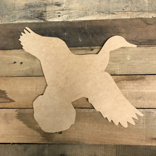 Buy Mallard Duck Wooden Cutout, Unfinished Shape, Paint by Line
