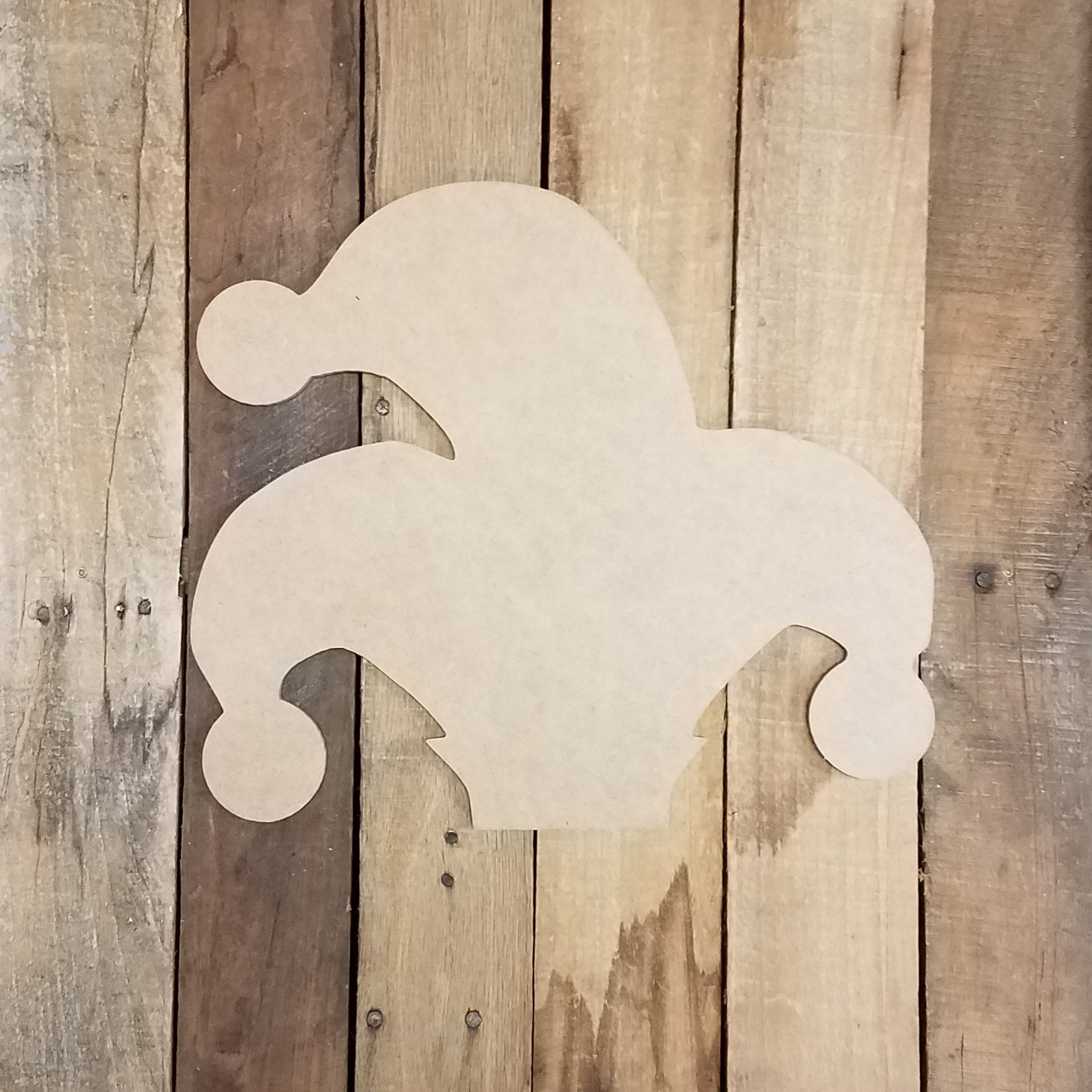 Buy Fancy Mardi Gras Mask Cutout, Unfinished Wooden Shape, MDF