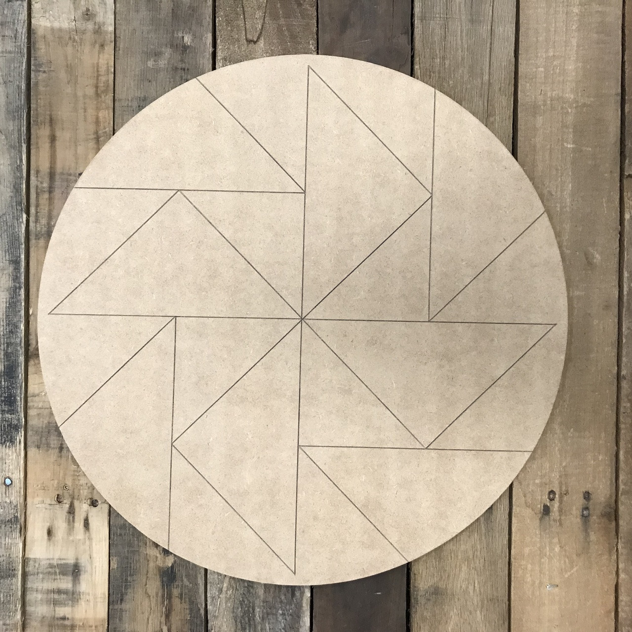 Buy Pattern 1 Circle Quilt, Wood Cutout, Unfinished DIY Craft