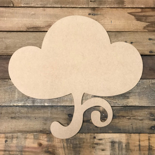 Buy Cotton Boll Wood Shape, Unfinished Craft