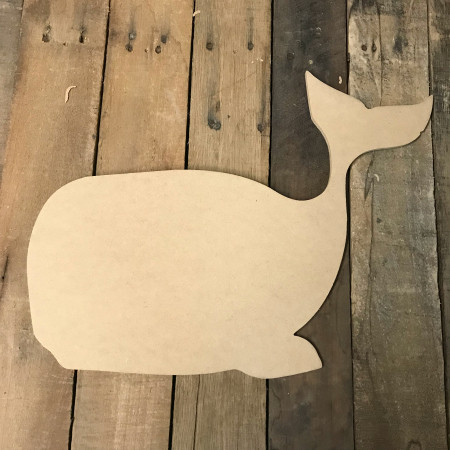 Buy Wooden Whale Cutout, Unfinished Whale Shape, Paintable Craft