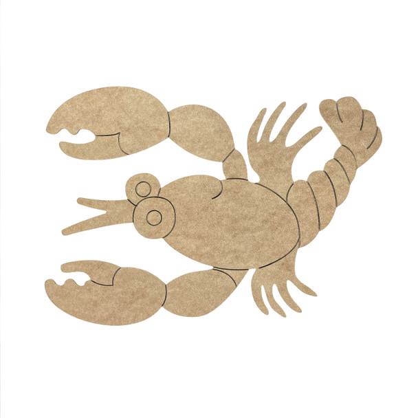 Shop DIY Art Swimming Crawfish Unfinished Craft Cutouts