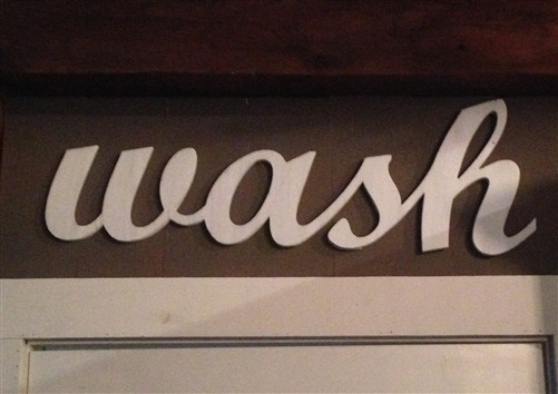 Unfinished Wooden Connected Word, wash, Paintable | Build-A-Cross