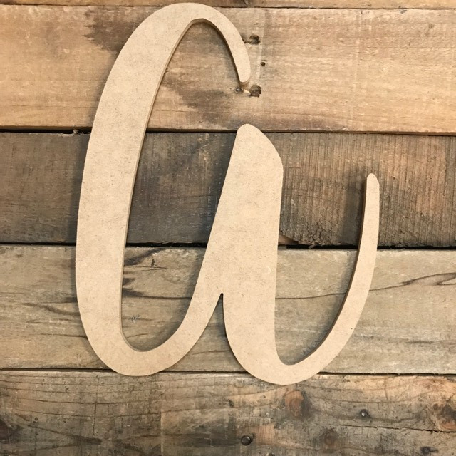 Buy Wooden Letters, King Basil Font, Unfinished Paintable Craft